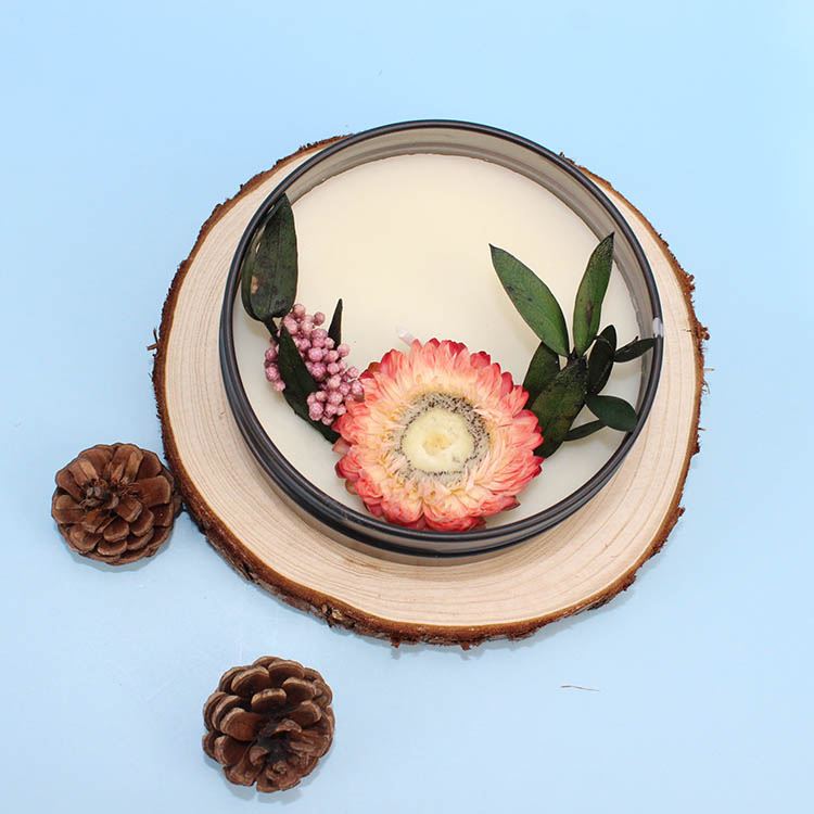 Dried Flower Tin Scented Candle - Greentime