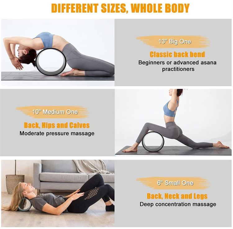 1PC New Printed Yoga Balance Roller Wheel - Greentime