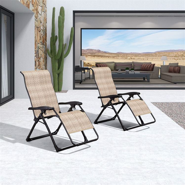 1PC Wicker Rattan Folding Chair - Greentime